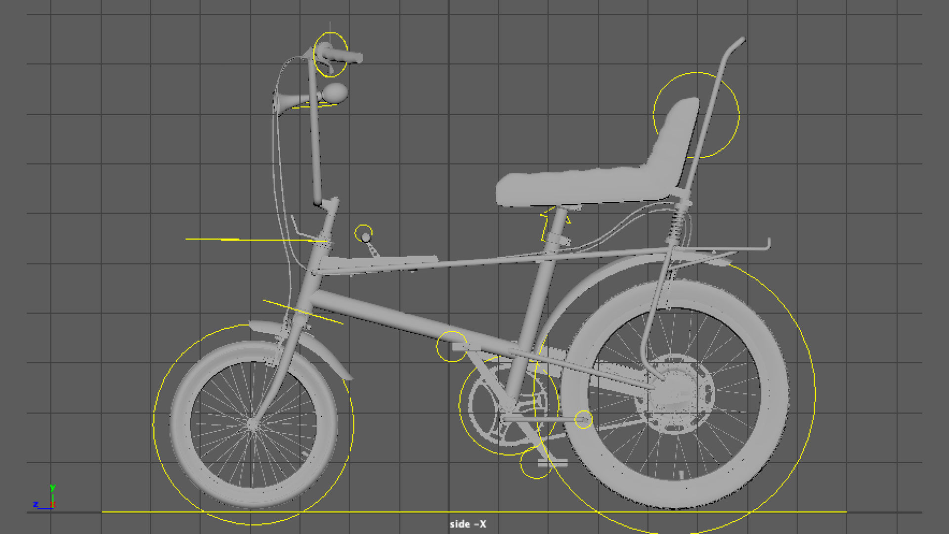 Rigged Bicycle free 3D model rigged | CGTrader