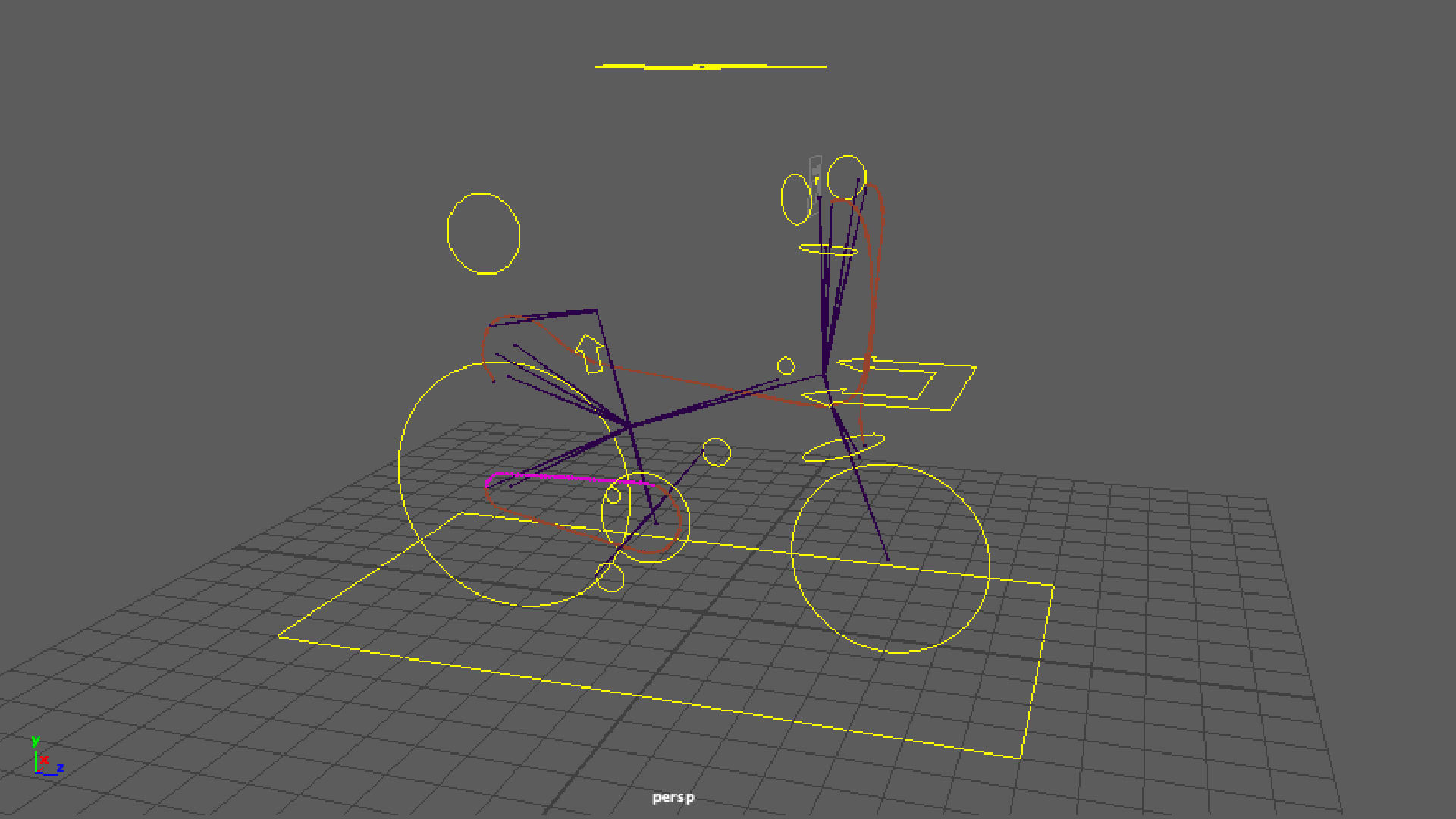 Rigged Bicycle free 3D model rigged | CGTrader