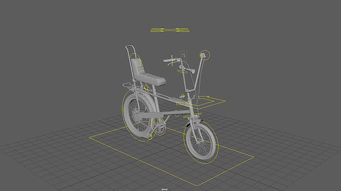 Rigged Bicycle free 3D model rigged | CGTrader