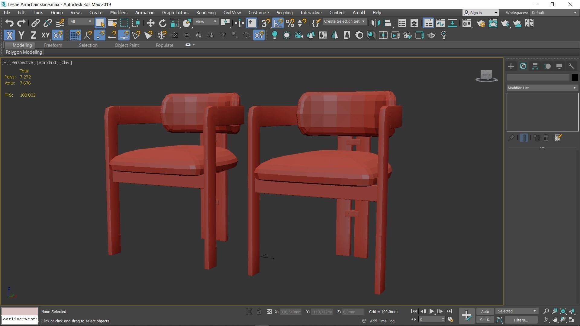 3D model KIBO CHAIR VR / AR / low-poly | CGTrader