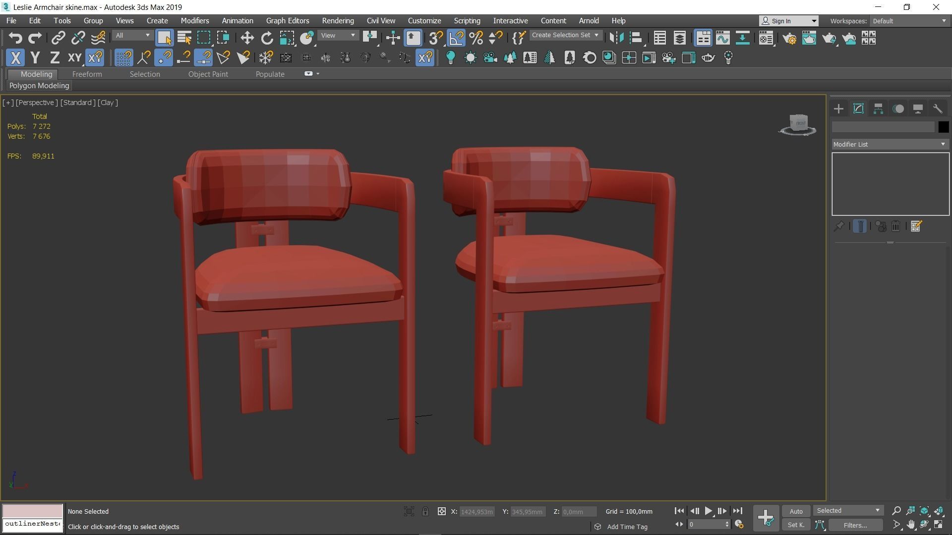 3D model KIBO CHAIR VR / AR / low-poly | CGTrader