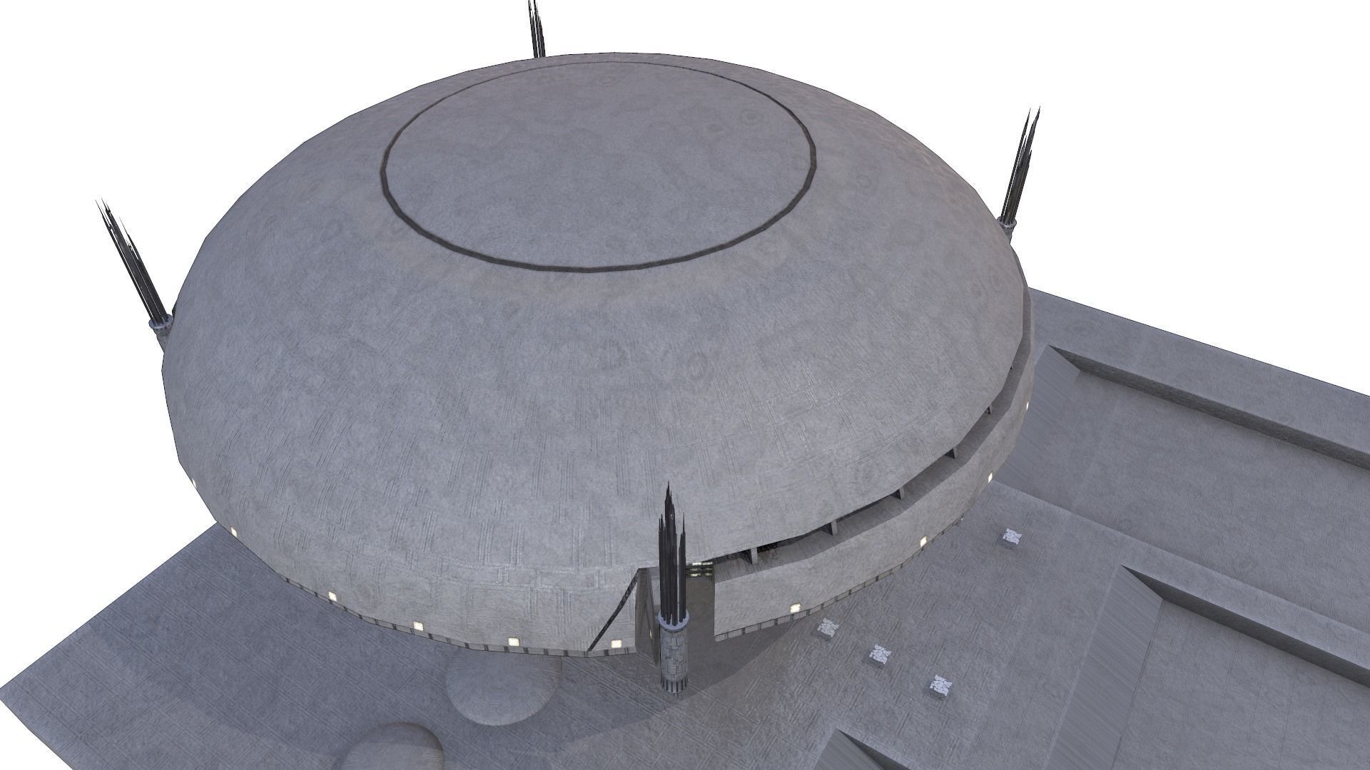 3D model Galactic Senate Building - Star Wars VR / AR / low-poly | CGTrader
