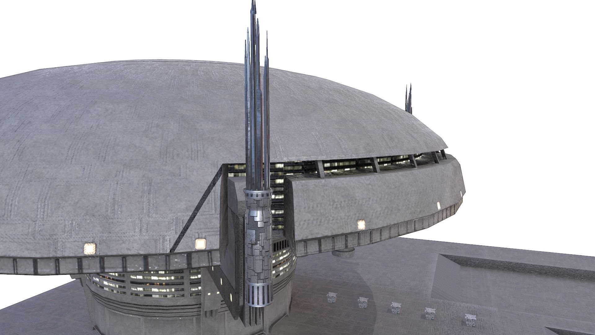 3D model Galactic Senate Building - Star Wars VR / AR / low-poly | CGTrader