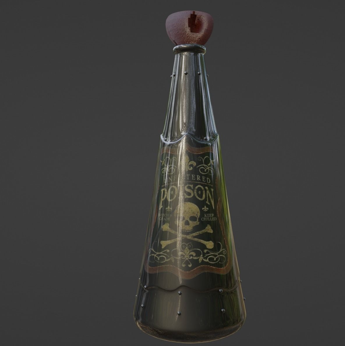 Poison Pot 3D model | CGTrader