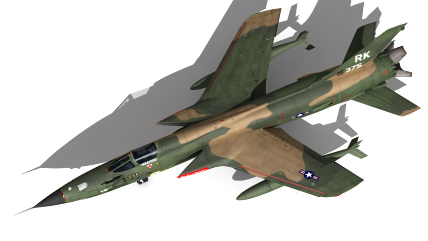 F-105 3D Model MAX | CGTrader.com