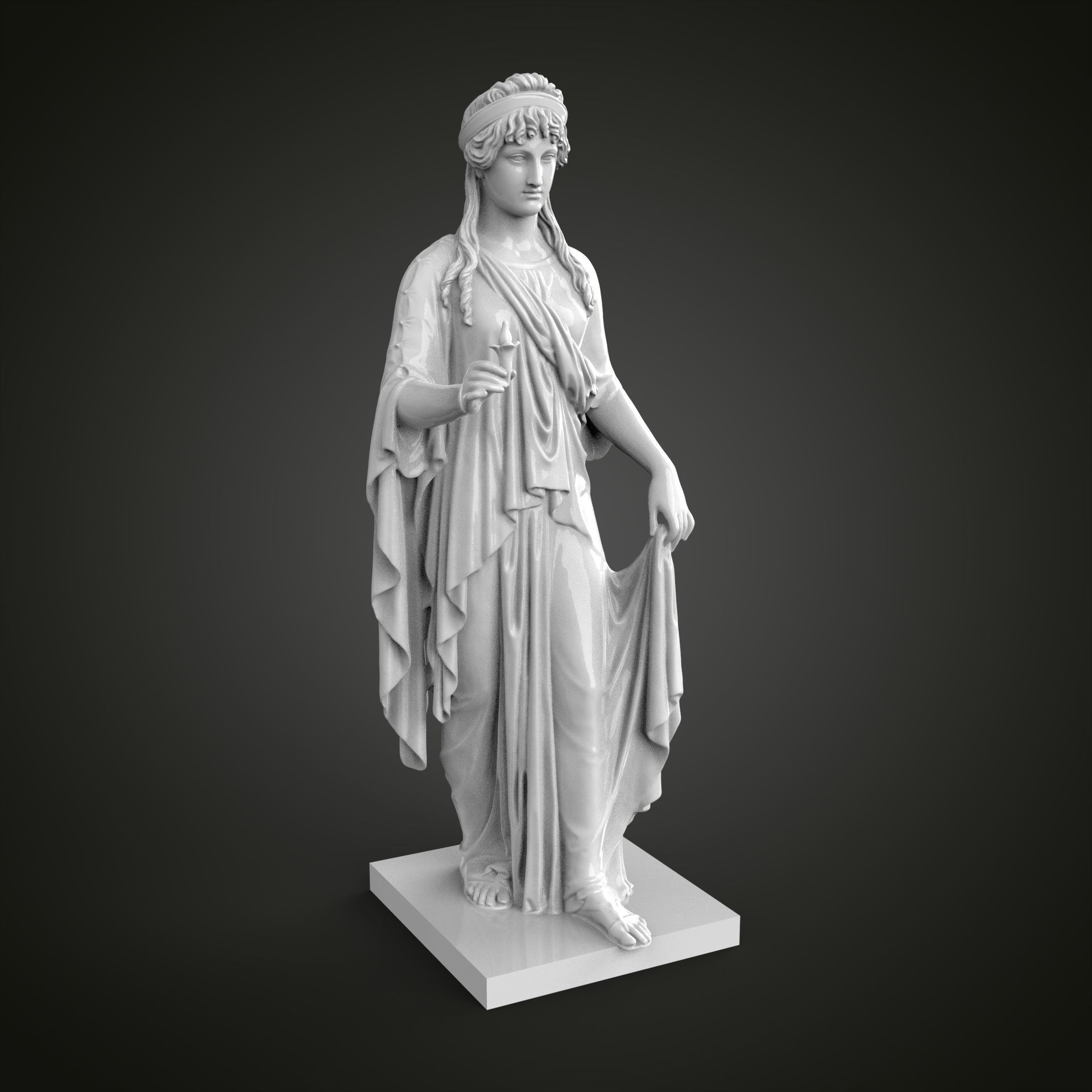 Goddess of hope 3D model 3D printable | CGTrader