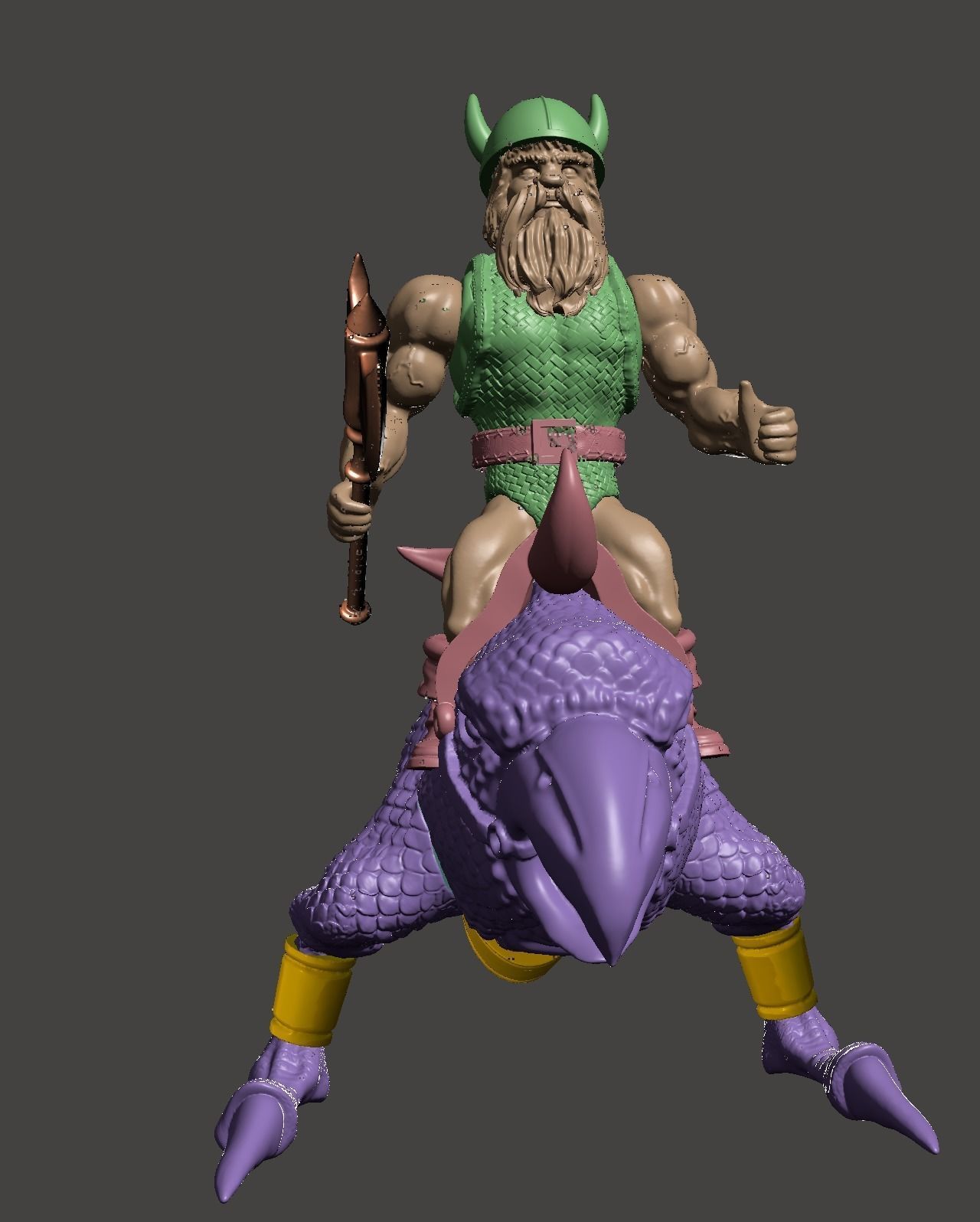 CHICKEN LEG - GOLDEN AXE 3D model 3D printable | CGTrader