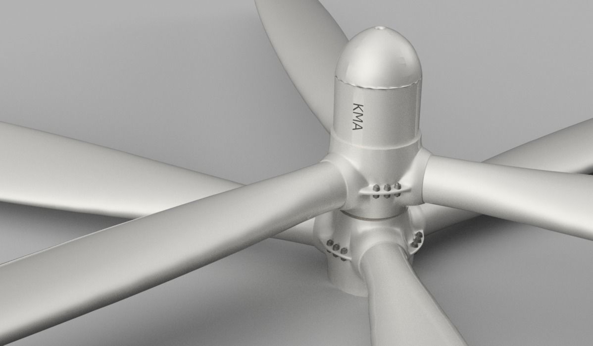 mechanical Fan 3 UAV drone propeller 3D model | CGTrader