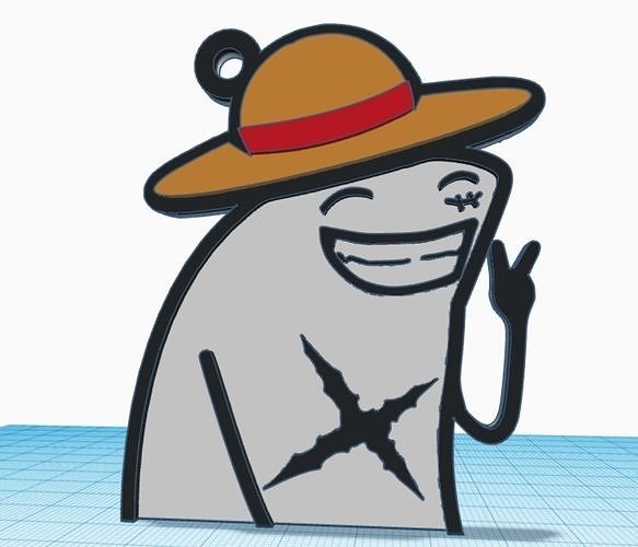 Luffy Flork 3D model 3D printable | CGTrader