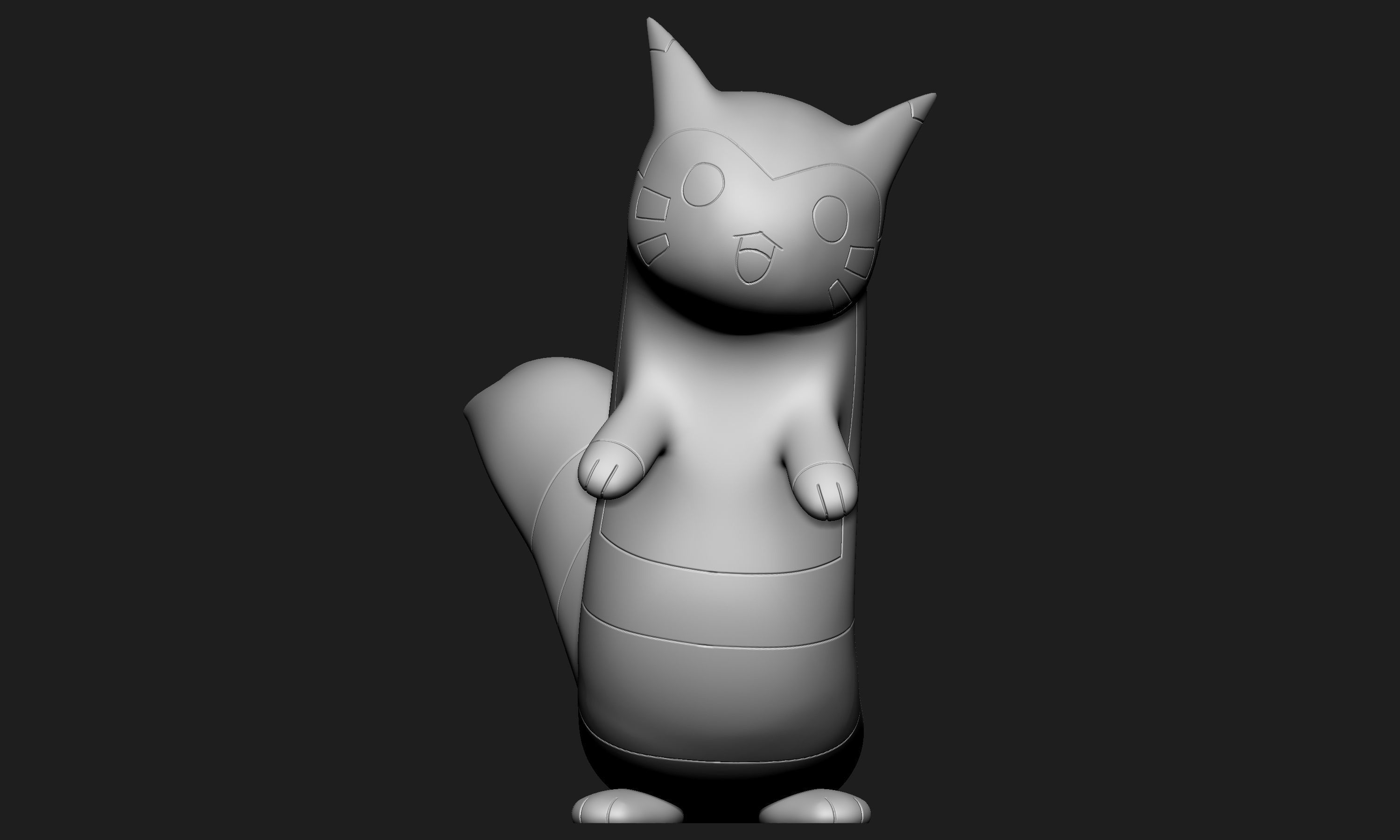 Pokemon - Furret 3D model 3D printable | CGTrader