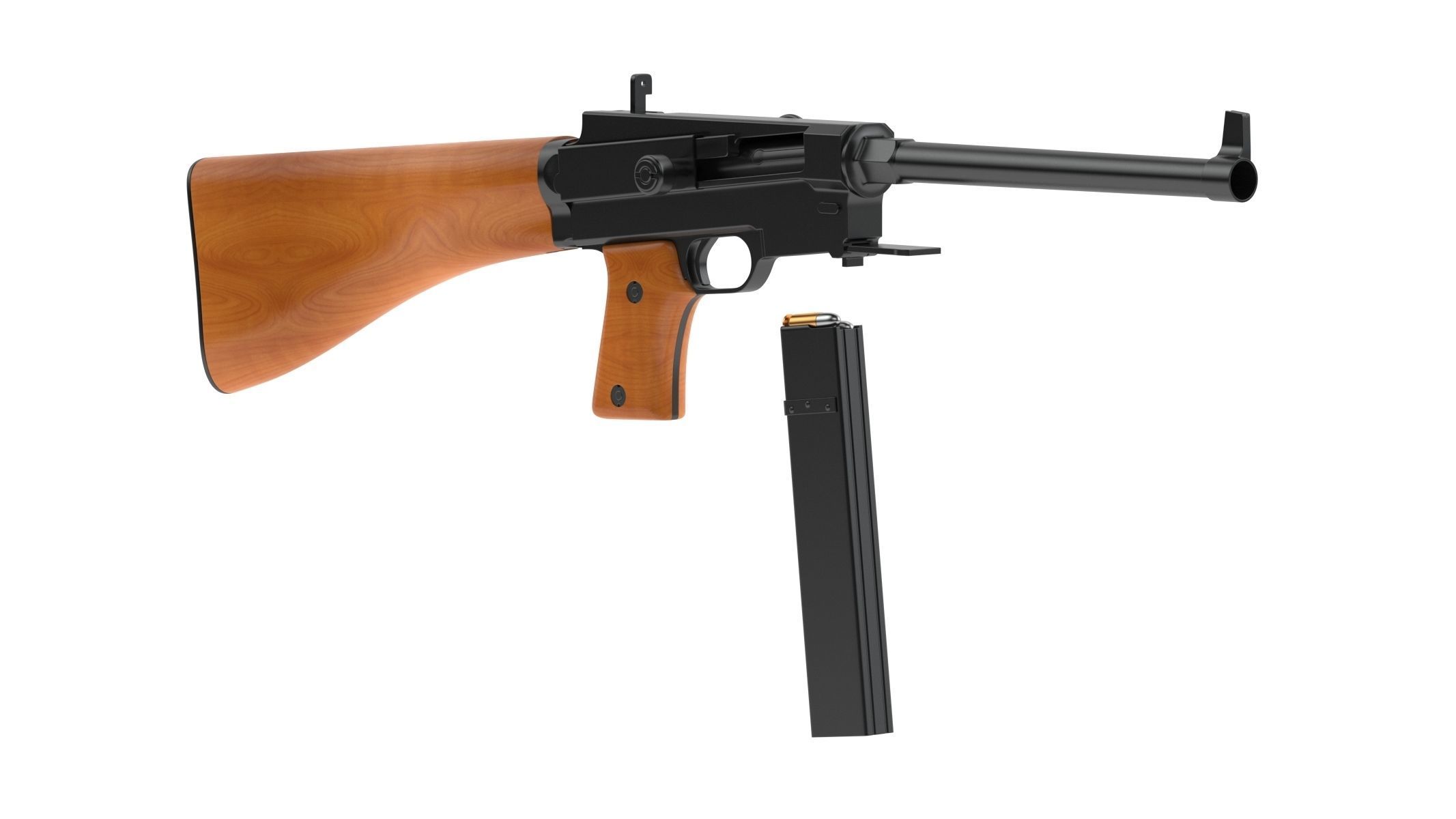 MAS-38 airsoft gun 3D model | CGTrader