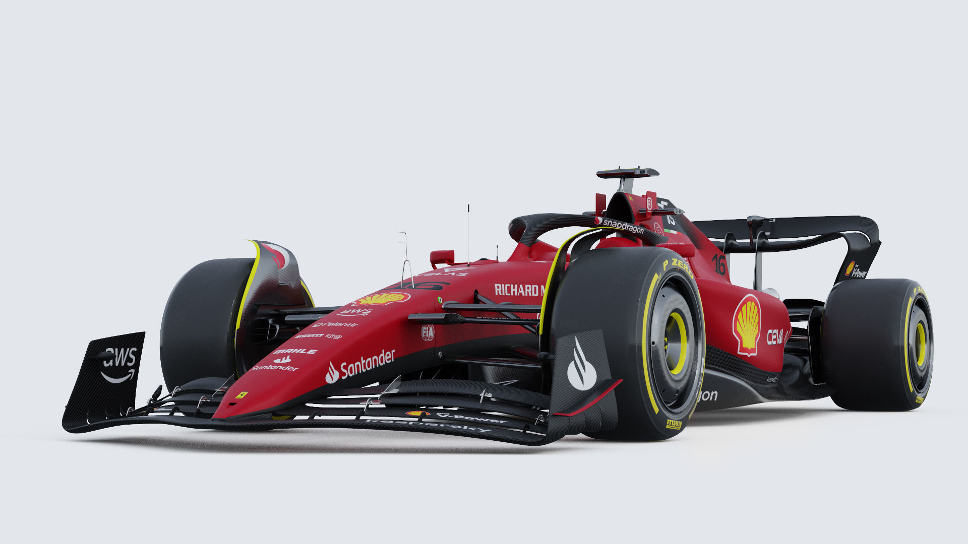 F1 Ferrari F1-75 2022 3D model | CGTrader