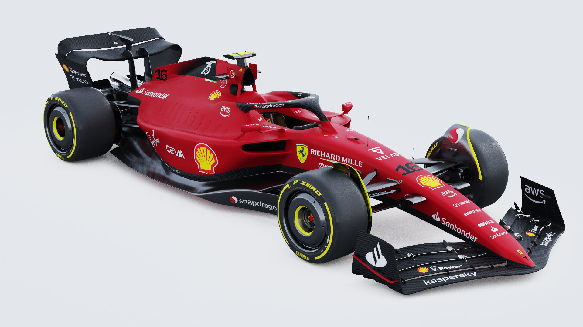 F1 Ferrari F1-75 2022 3D model | CGTrader