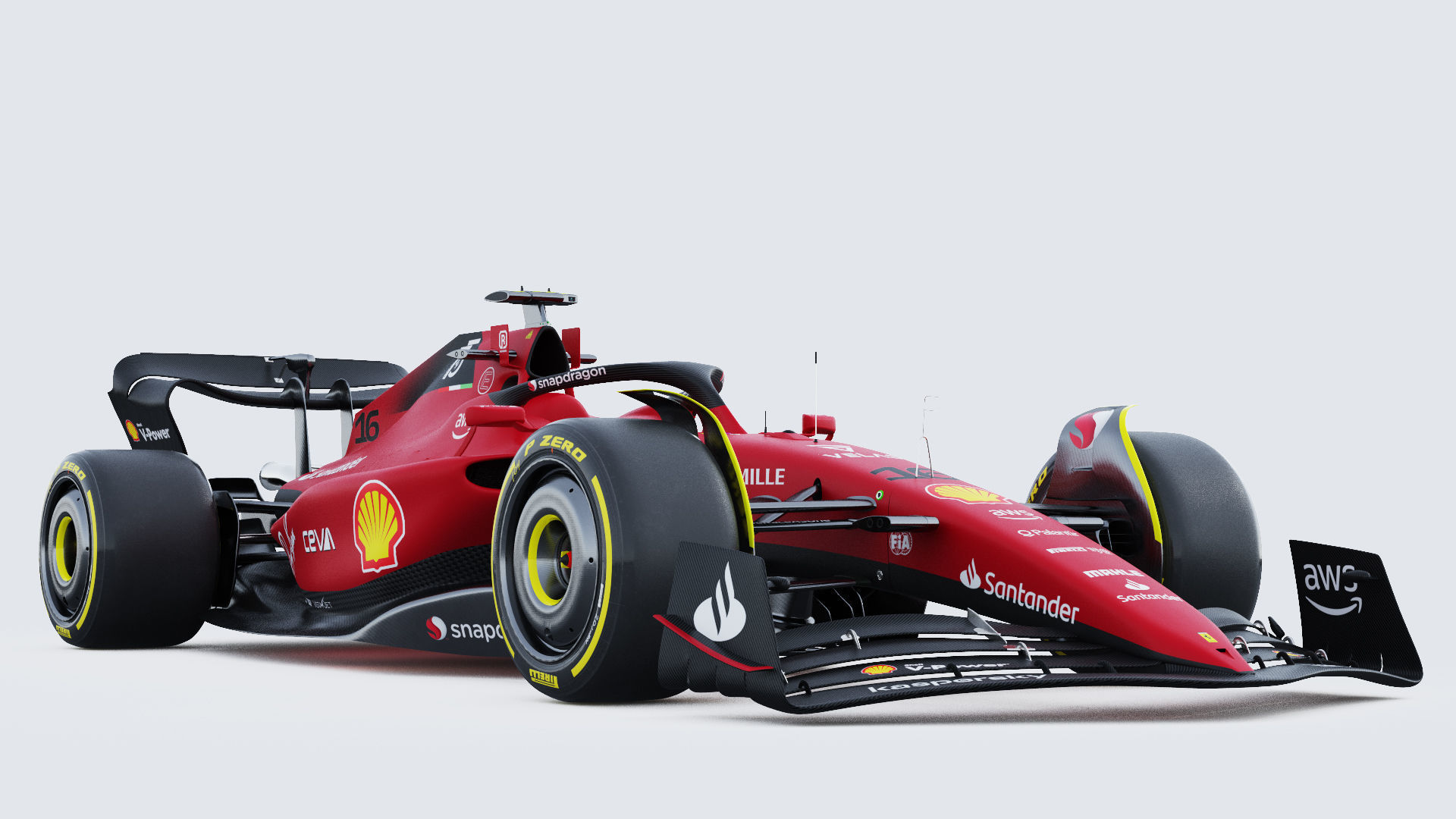 F1 Ferrari F1-75 2022 3D model | CGTrader