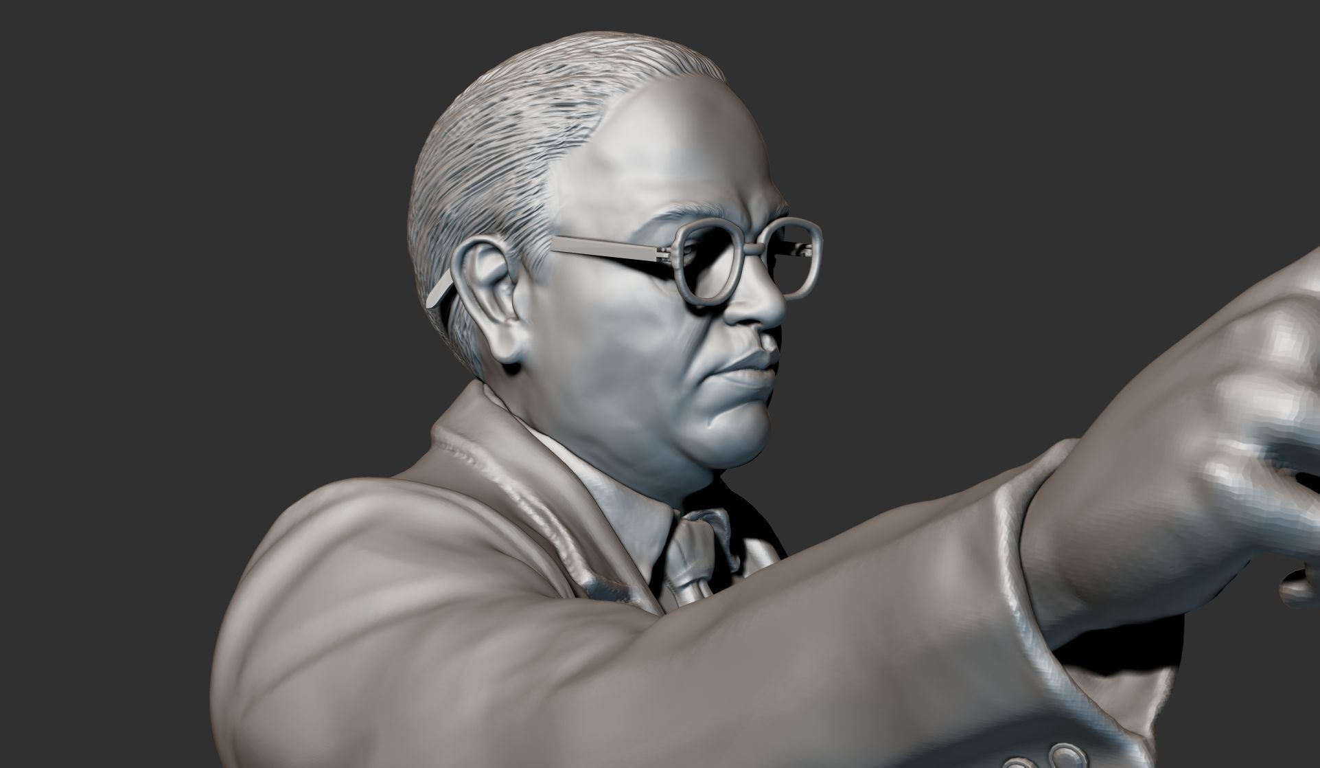 DR BHIM RAO AMBEDKAR BABASAHEB MINISTER OF LAW AND JUSTICE 3D model 3D ...