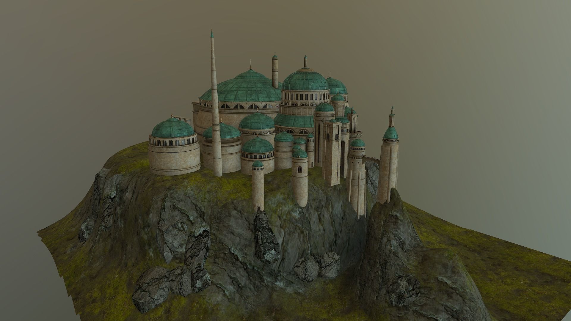 Theed Royal Palace -Naboo - Star Wars 3D model | CGTrader