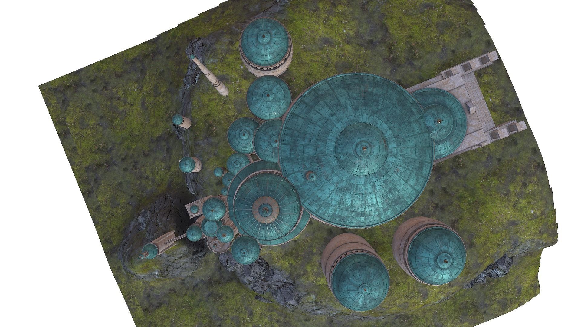 Theed Royal Palace -Naboo - Star Wars 3D model | CGTrader