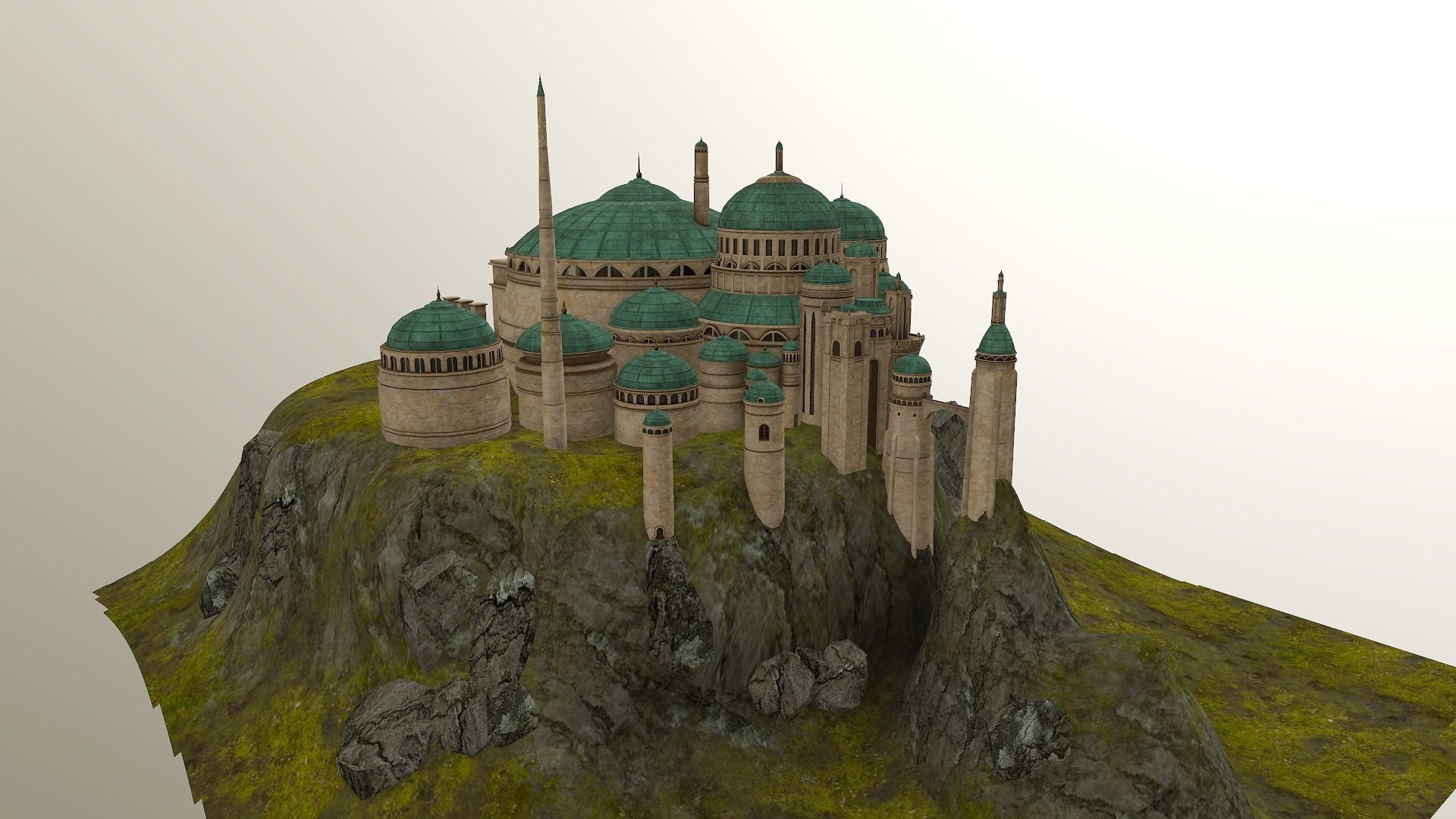Theed Royal Palace -Naboo - Star Wars 3D model | CGTrader