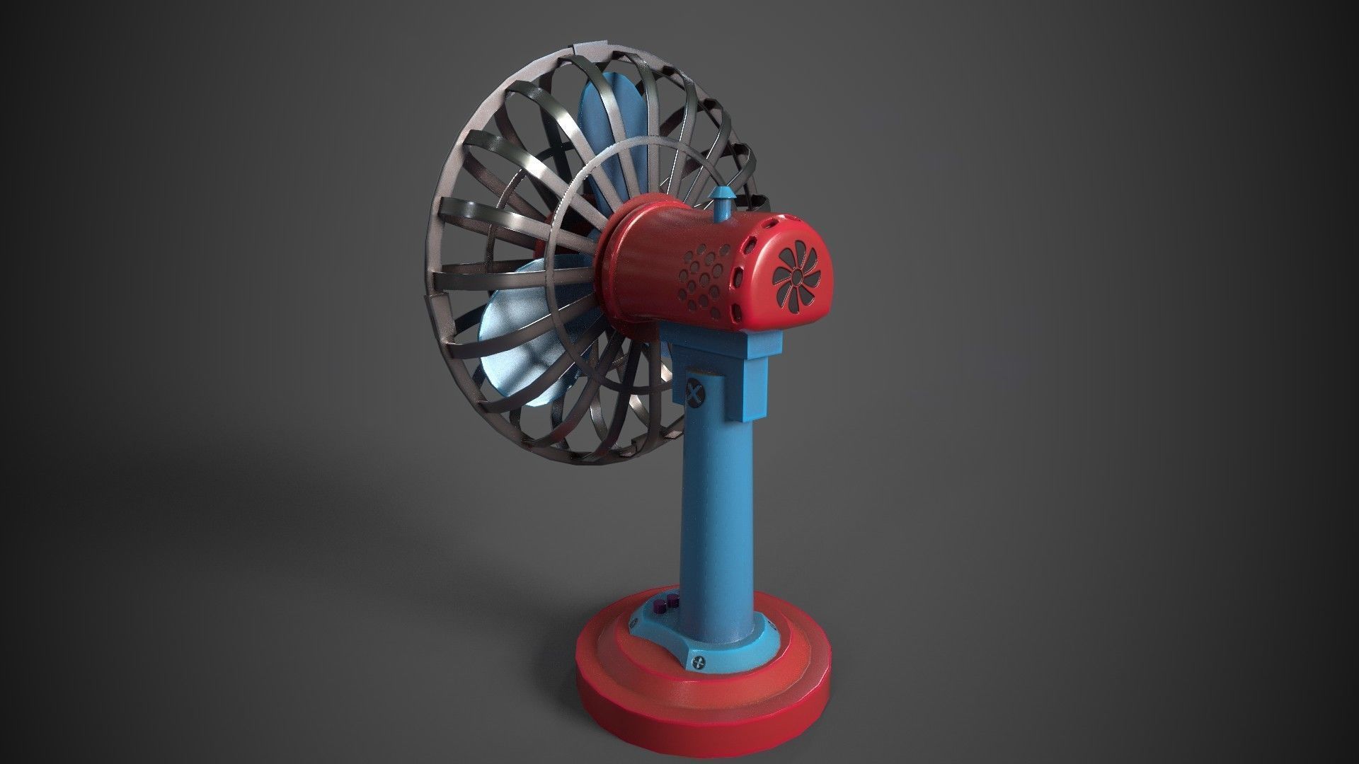 3D model Stylized Fan VR / AR / low-poly | CGTrader
