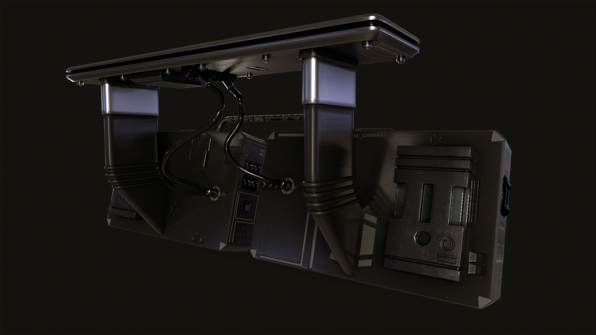 3D model control panel screen - Vol 02 VR / AR / low-poly | CGTrader