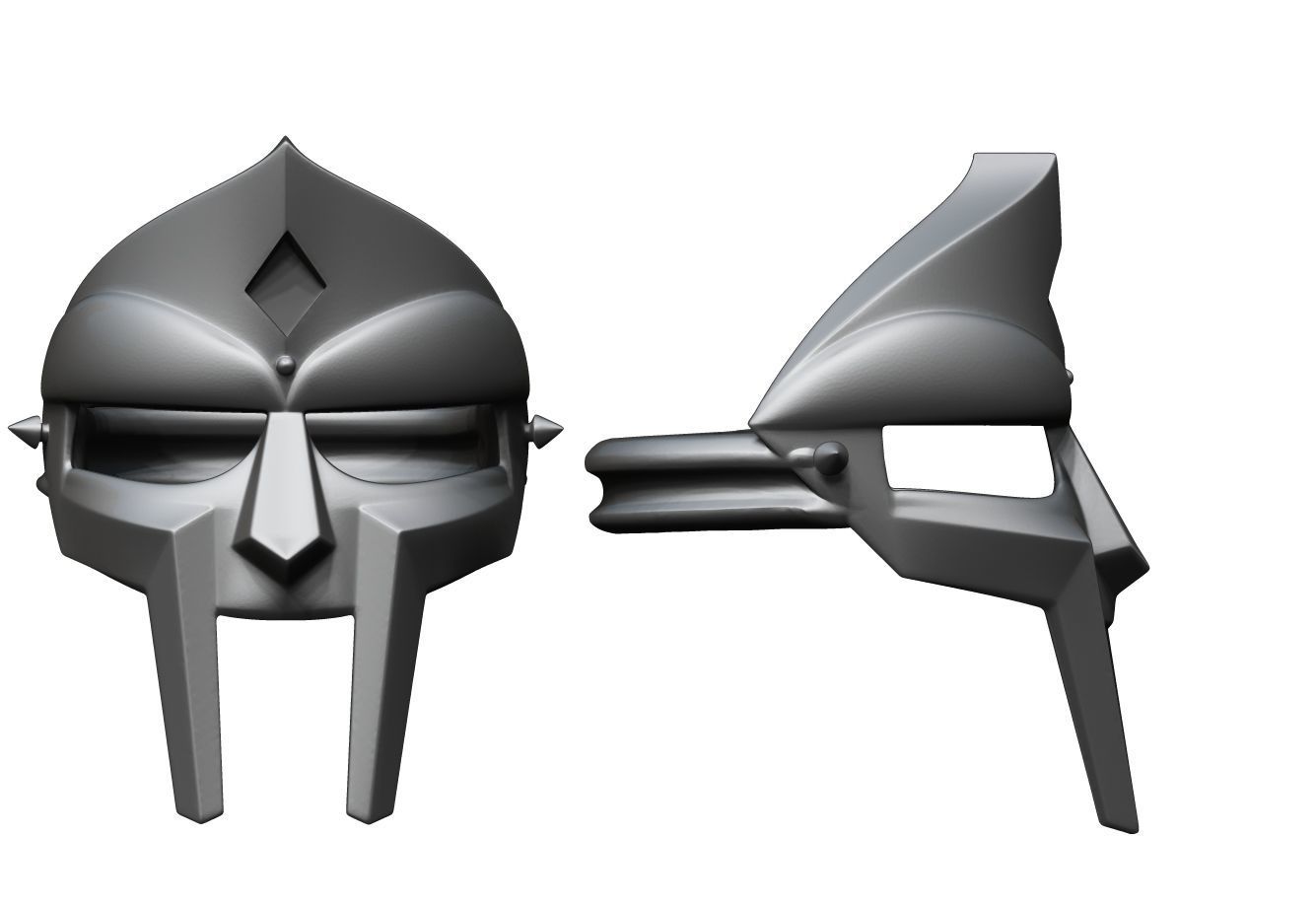 MF Doom ring 3D model 3D printable | CGTrader