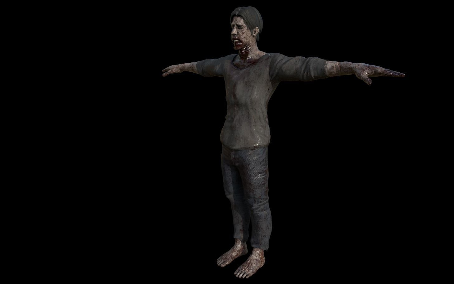 3D model AAA Zombies Pack VR / AR / low-poly | CGTrader