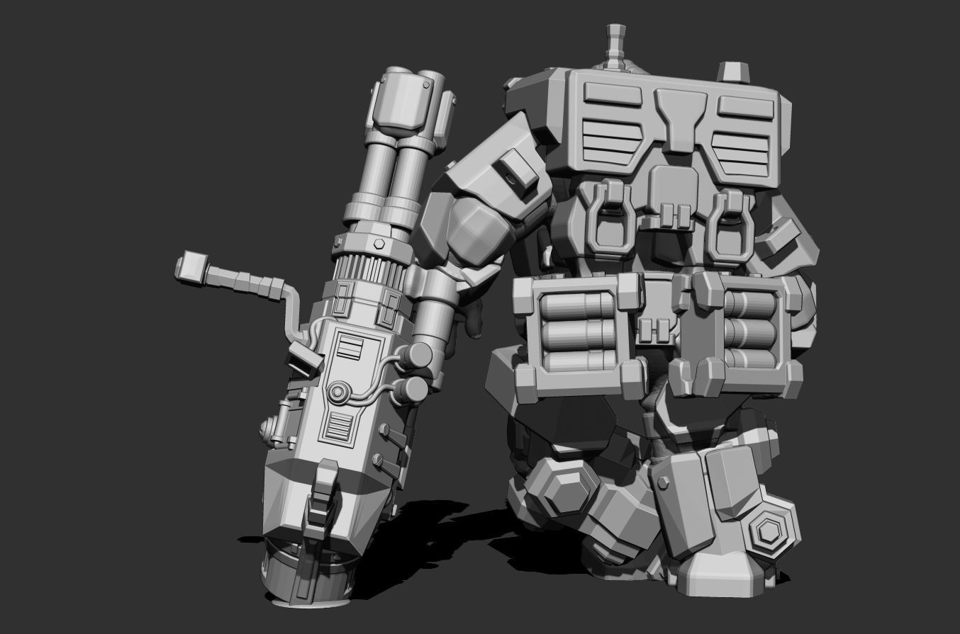 Deep Rock Galactic Gunner class 3D model 3D printable | CGTrader