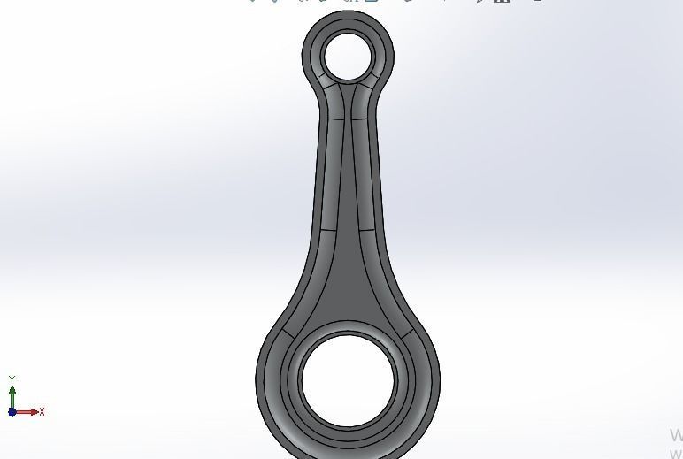 CONNECTING ROD SOLIDWORKS 3D MODELING 3D model | CGTrader