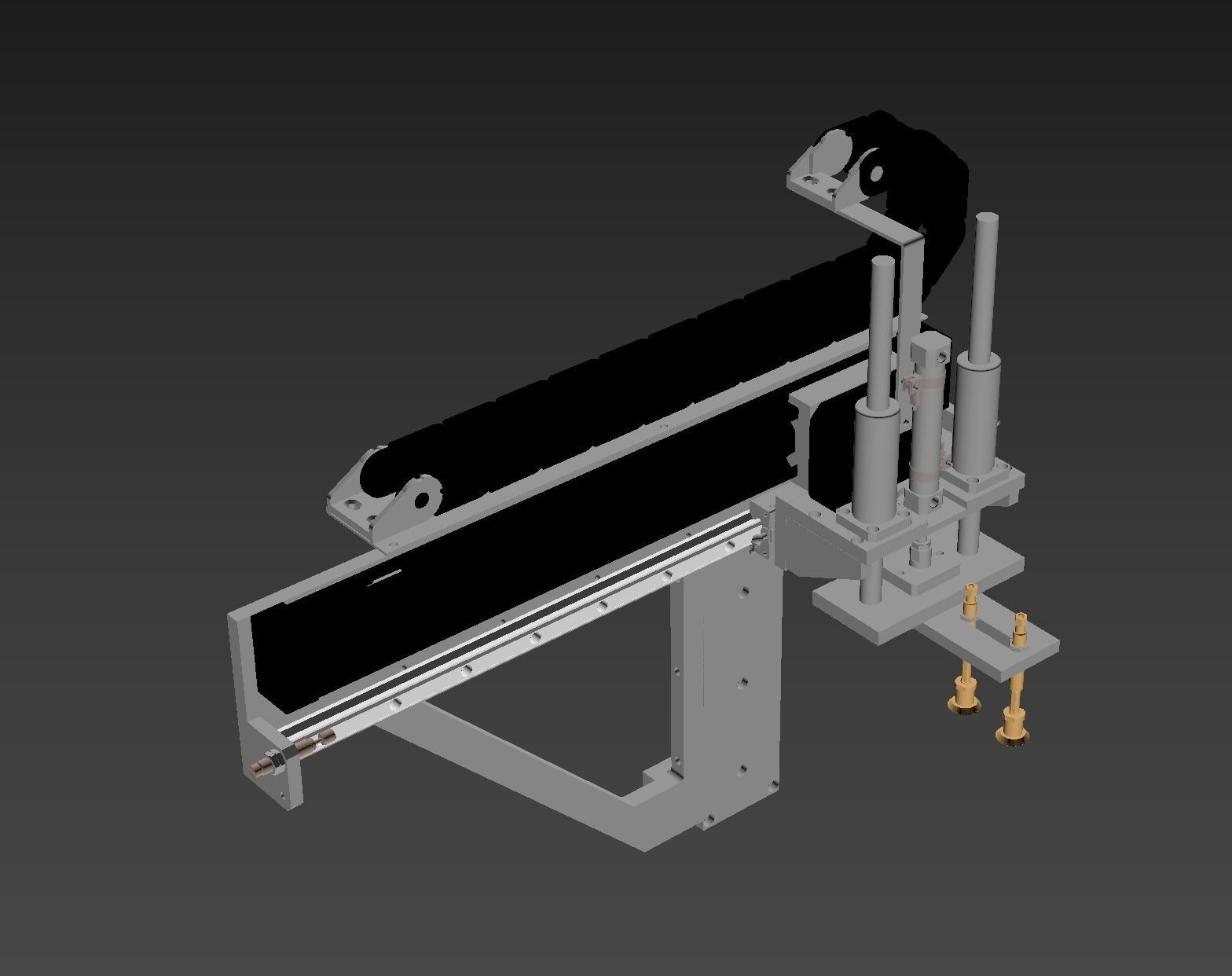 Loading and unloading mechanism 3D model | CGTrader