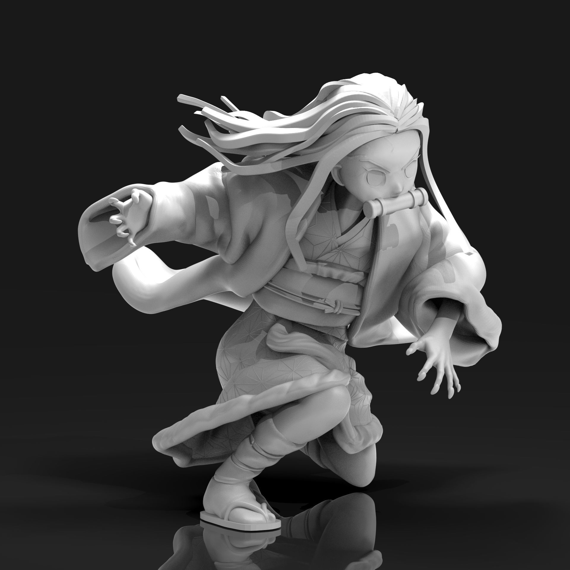 Kamado Nezuko 3D Printable 3D model 3D printable | CGTrader