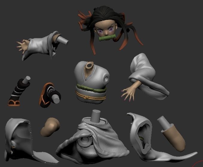 Kamado Nezuko 3D Printable 3D model 3D printable | CGTrader