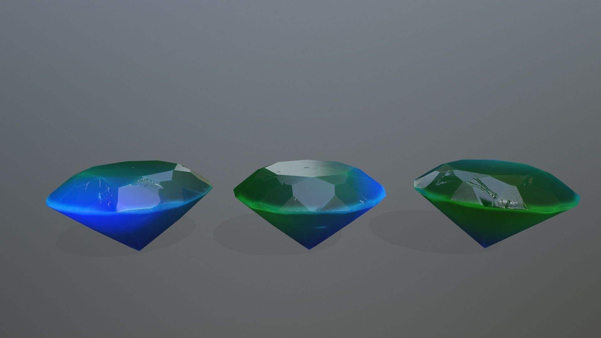 3D model Gem Set VR / AR / low-poly | CGTrader