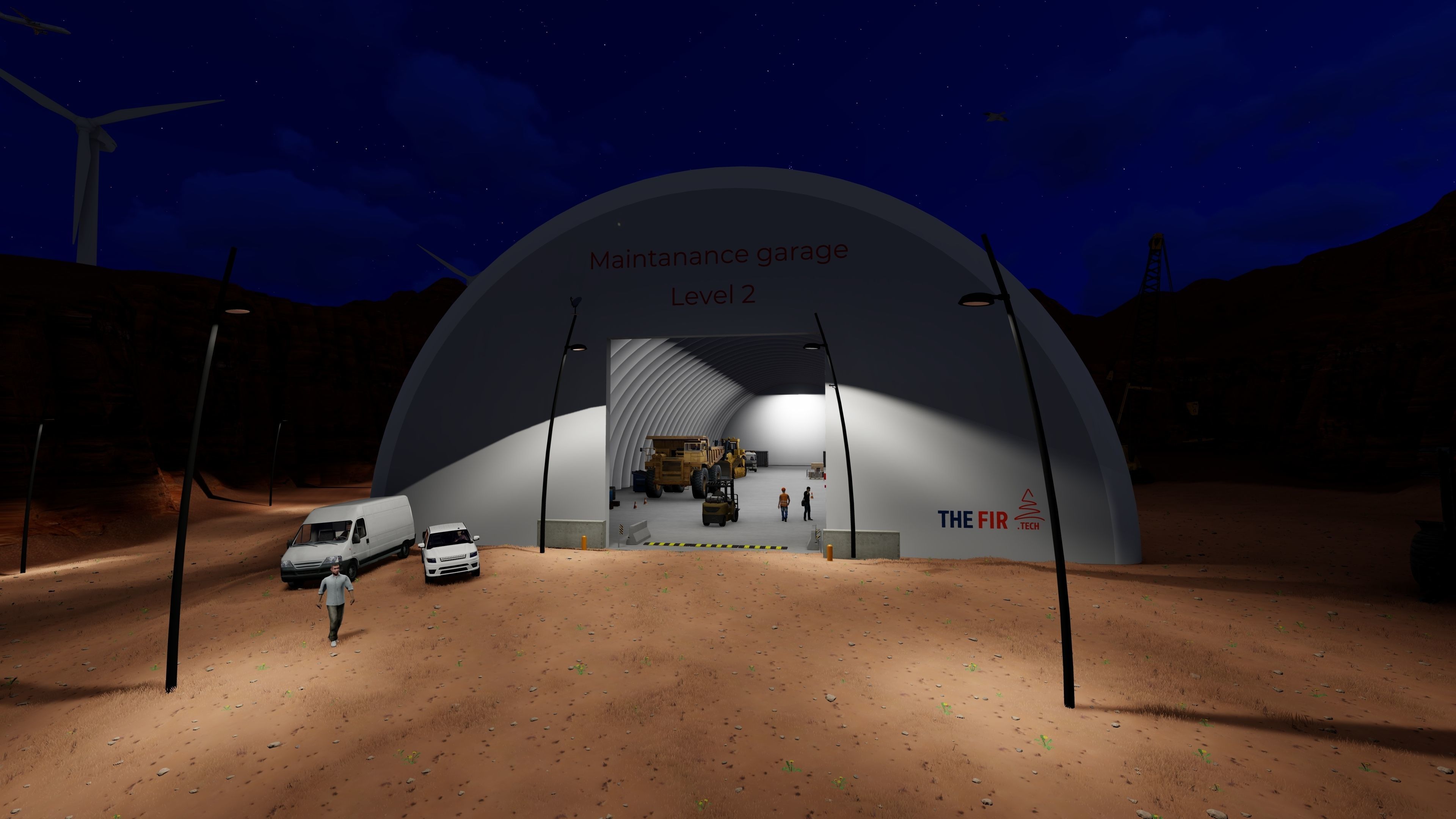 Ore Mining Scene 3D model | CGTrader