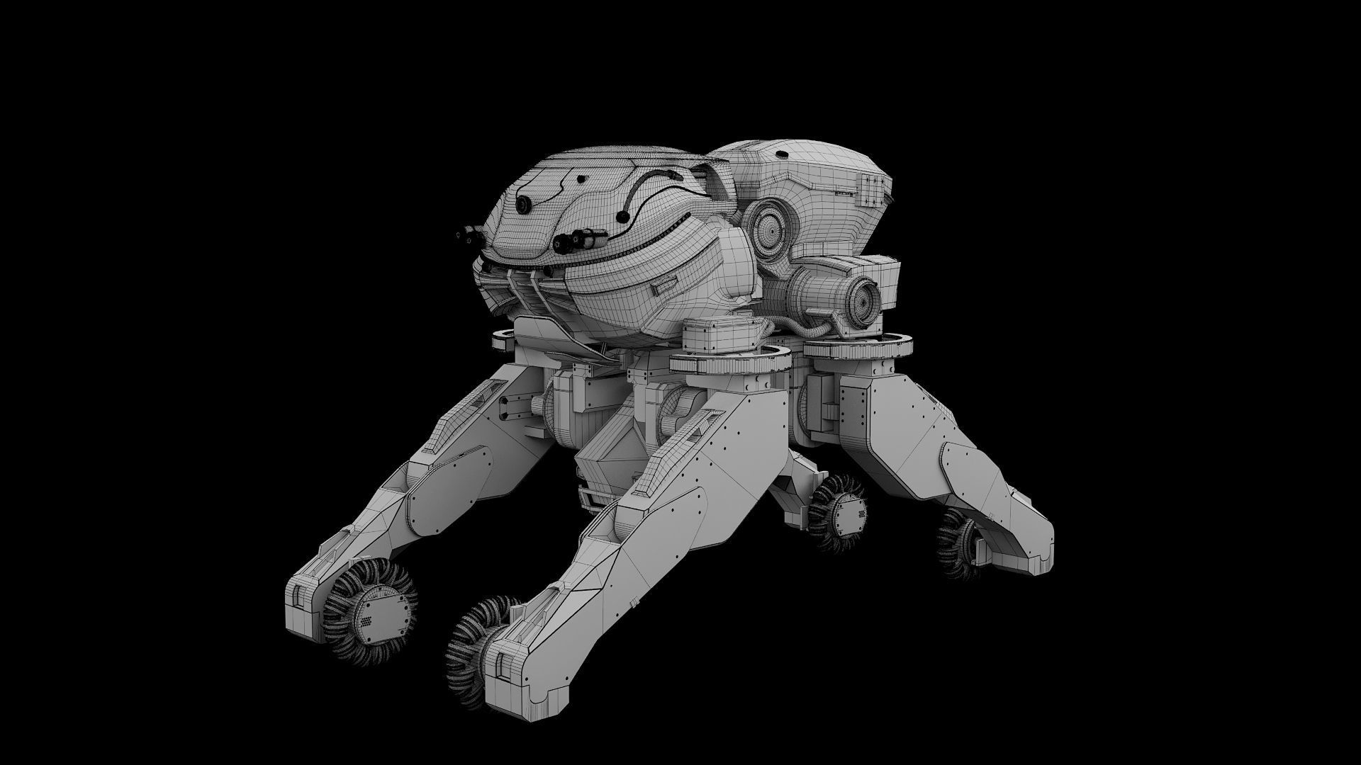 Robot Prototype 3D model animated rigged | CGTrader
