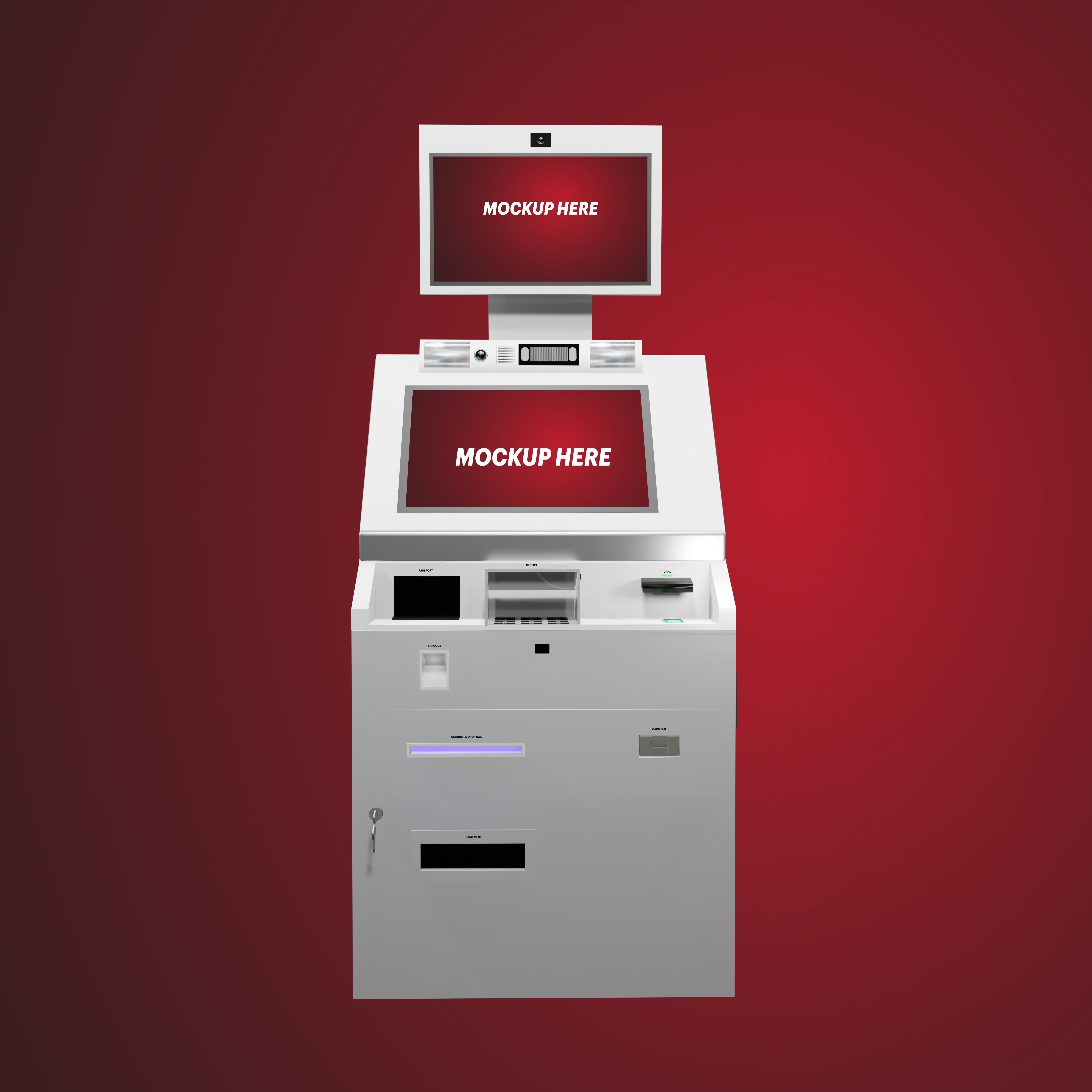Smart Teller Machine free 3D model | CGTrader