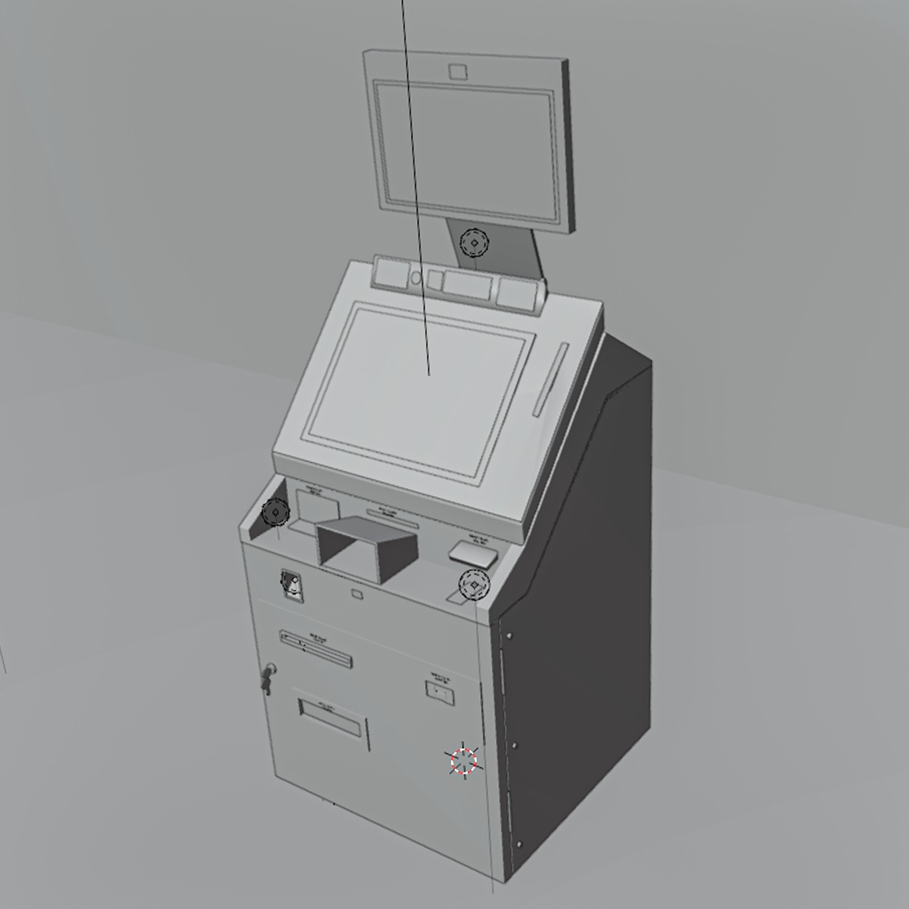 Smart Teller Machine free 3D model | CGTrader