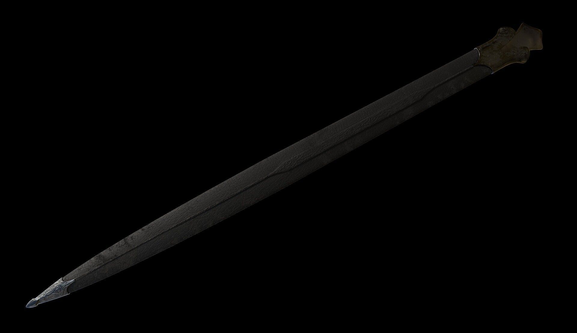 3D model Dark Fantasy Sword VR / AR / low-poly | CGTrader