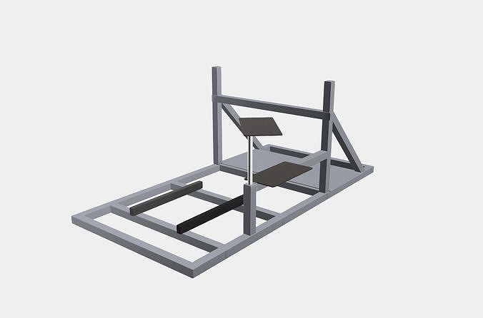 Sim Rig frame free 3D model | CGTrader