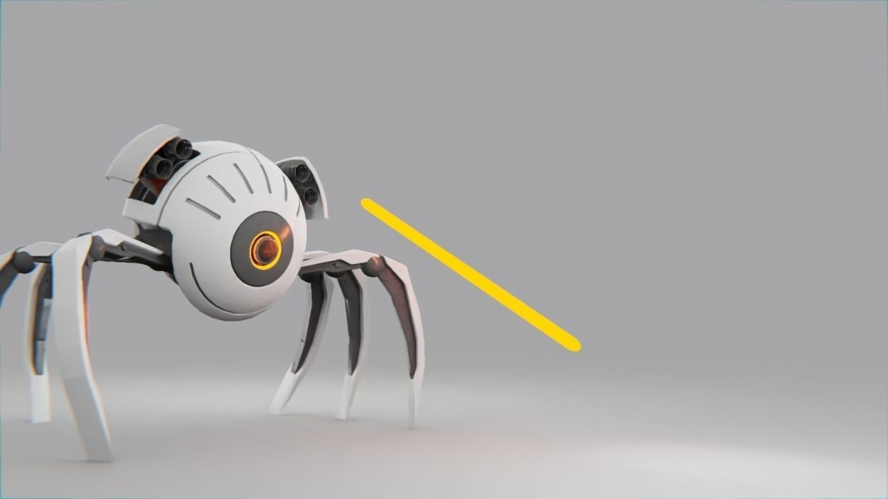 spider robot rigged - animated 3D model animated rigged | CGTrader