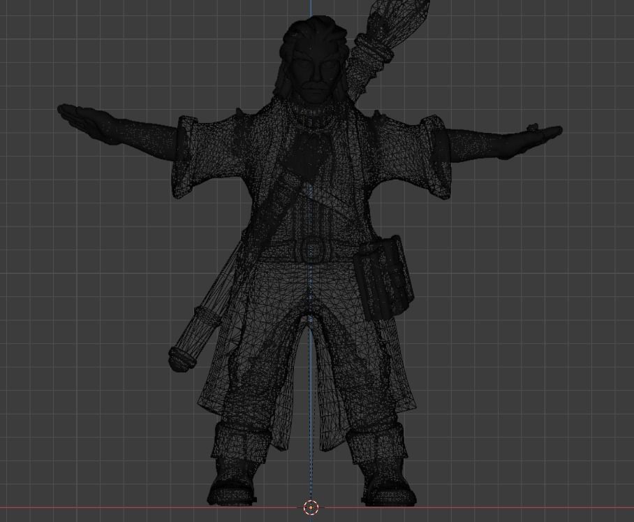 3D model Low Poly Fantasy Wizard - Rigged VR / AR / low-poly | CGTrader