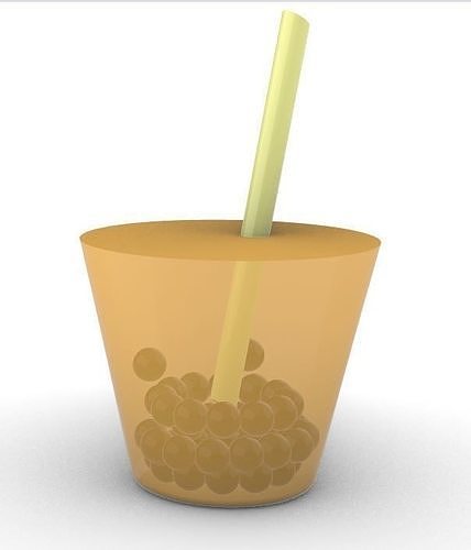 Bubble Tea Simple Version free 3D model | CGTrader