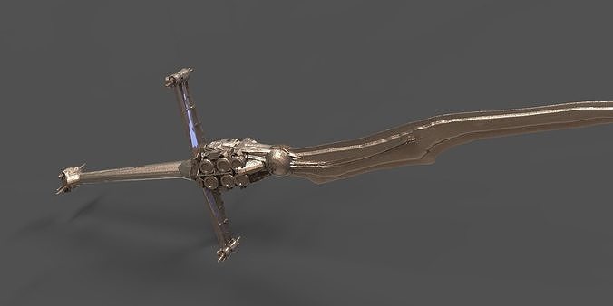 Sci-Fi solar Sword 3D model | CGTrader
