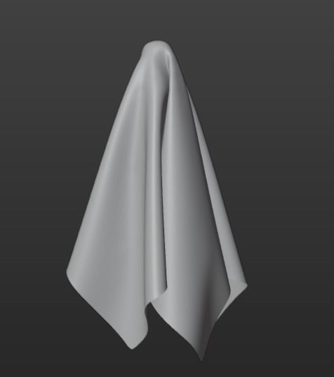 ghost cloth free 3D model | CGTrader