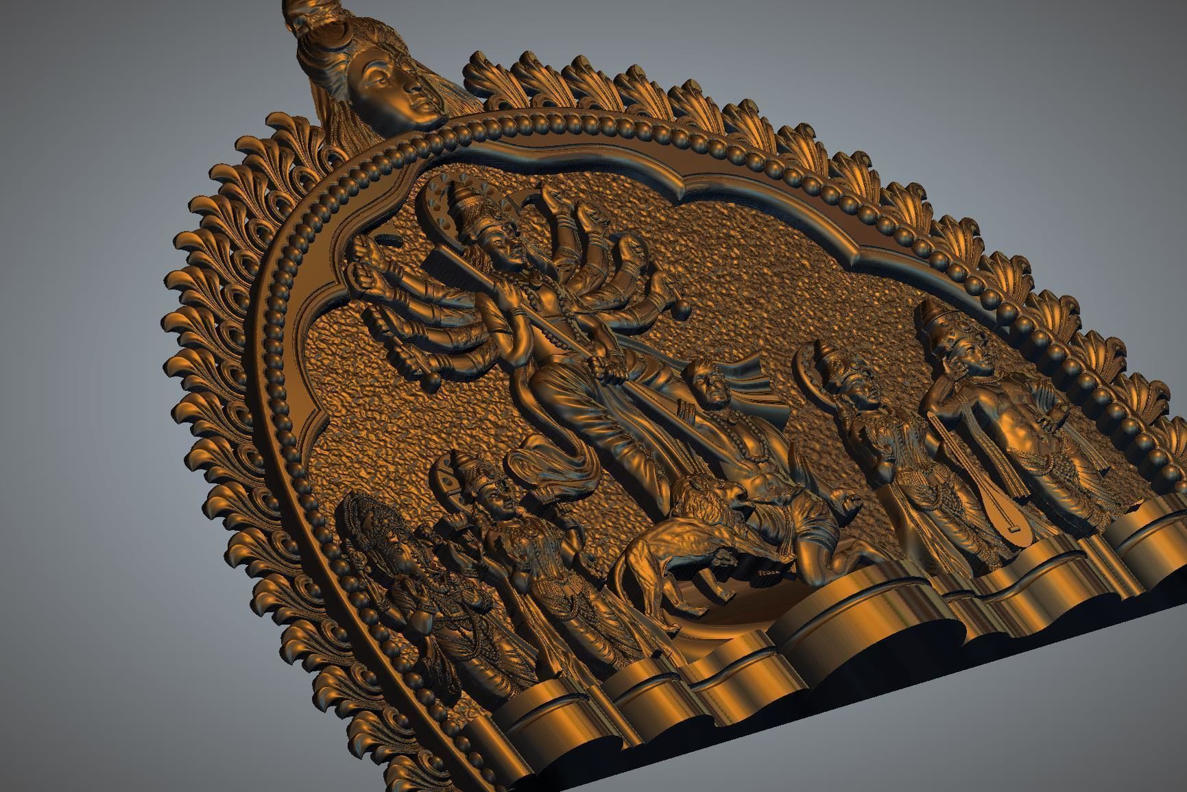 DURGA MAA HINDU GOD 3D model 3D printable | CGTrader