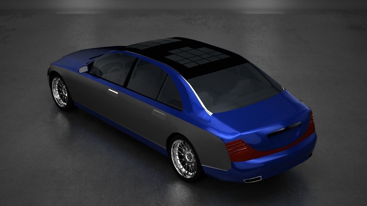 Maybach 2002 free 3D model | CGTrader