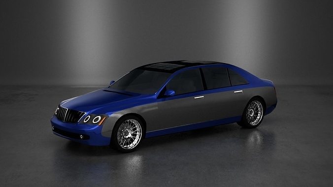 Maybach 2002 free 3D model | CGTrader