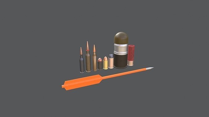 3D model The ammo kit VR / AR / low-poly | CGTrader