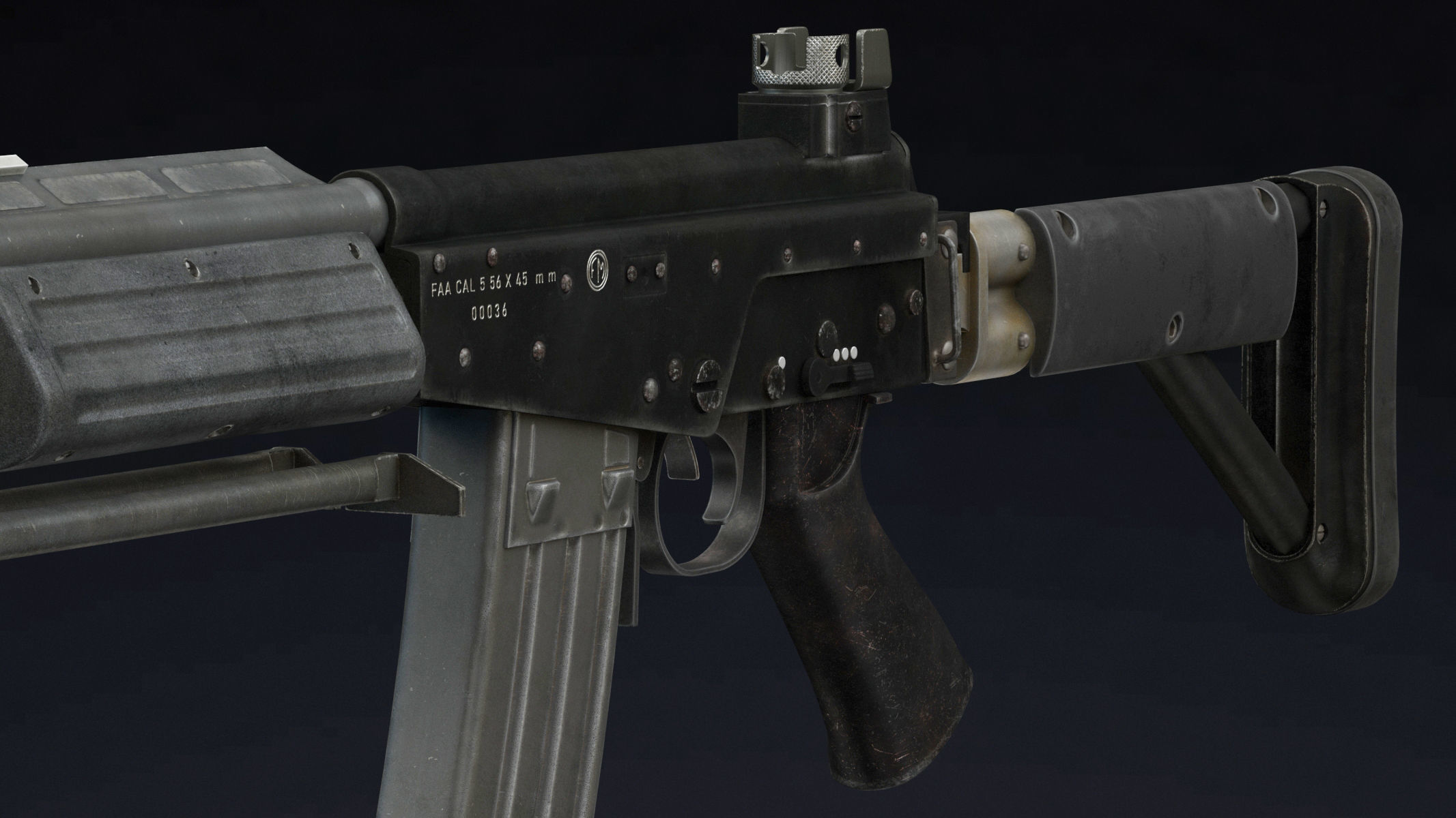 3D model FARA 83 Low Poly VR / AR / low-poly | CGTrader