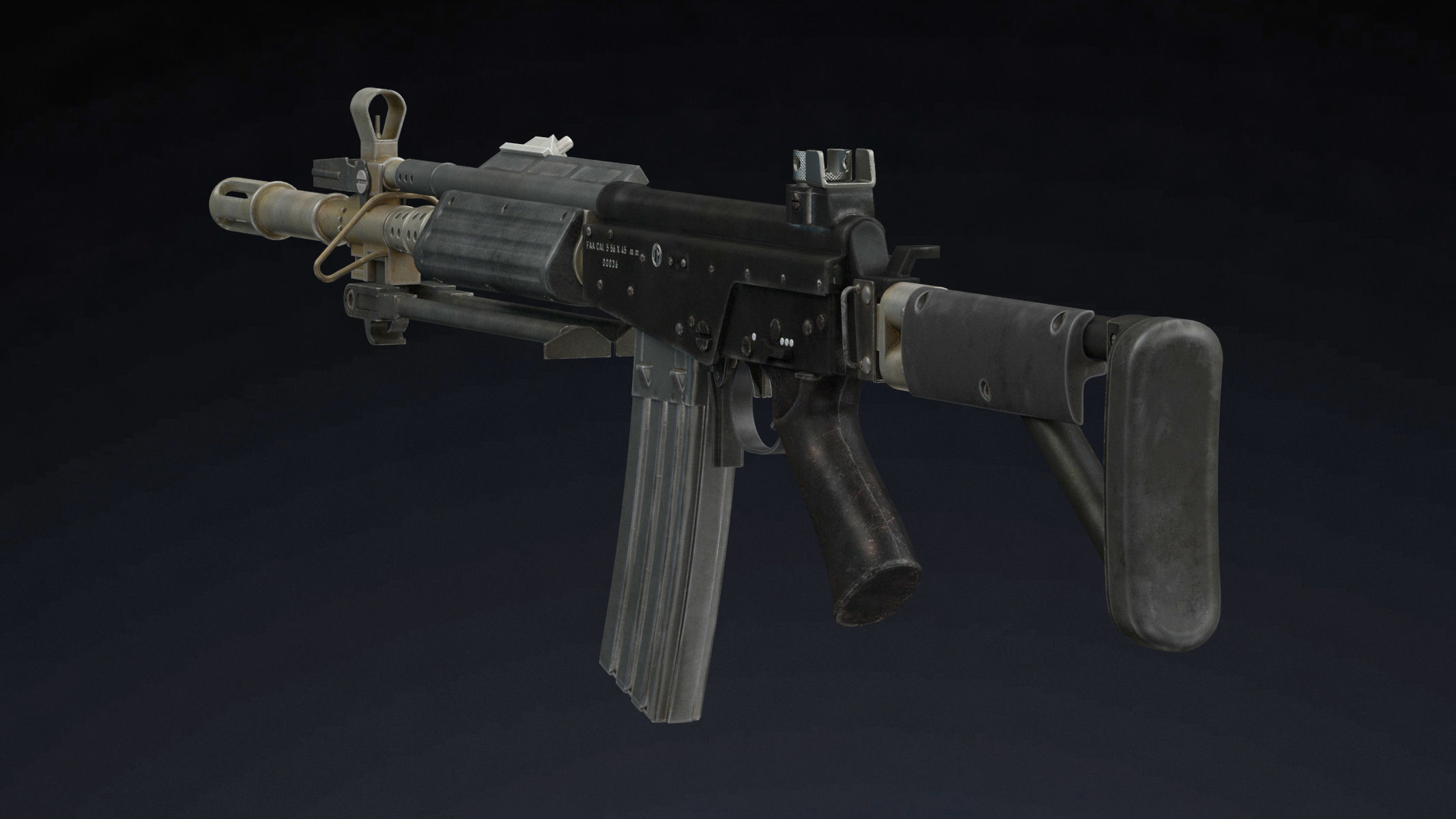 3D model FARA 83 Low Poly VR / AR / low-poly | CGTrader