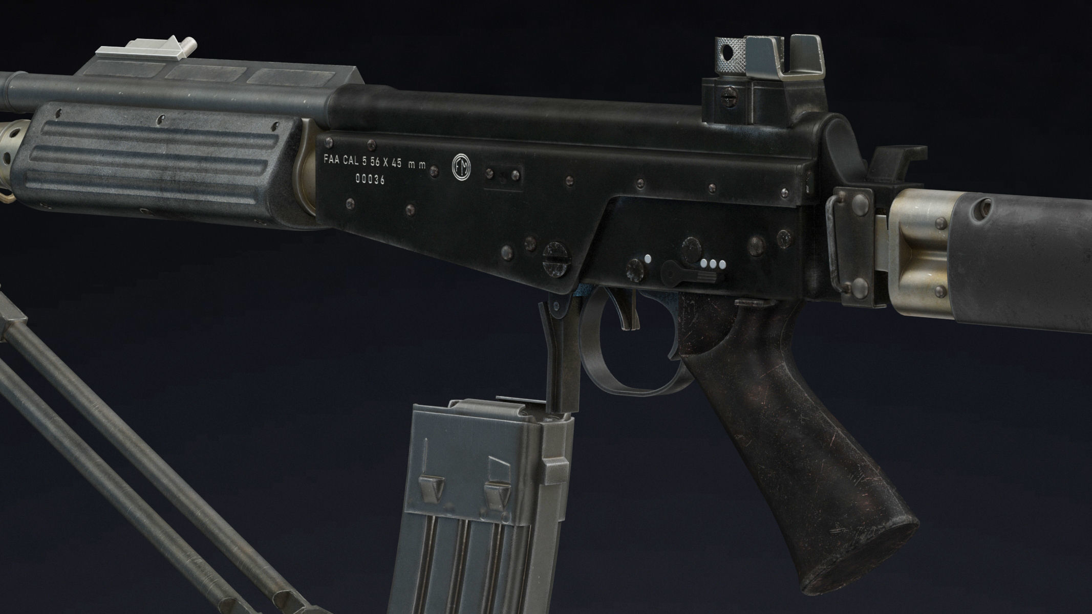 3D model FARA 83 Low Poly VR / AR / low-poly | CGTrader